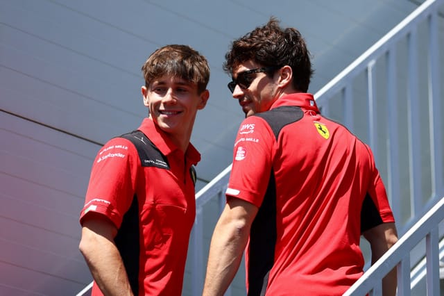 Charles Leclerc's brother Arthur Leclerc replaces Carlos Sainz for the ...