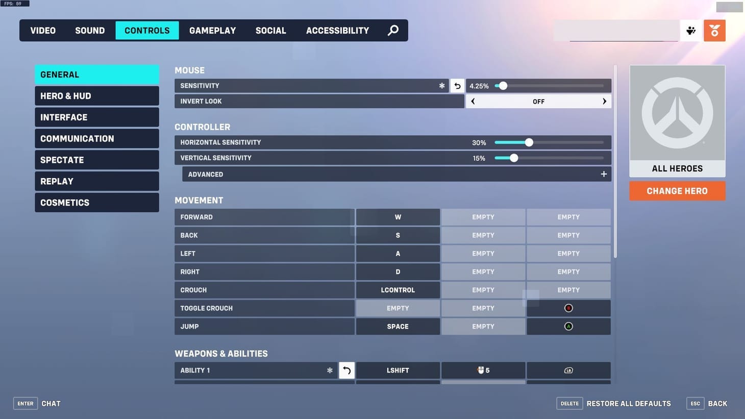 How to convert Overwatch 2 sensitivity to Marvel Rivals