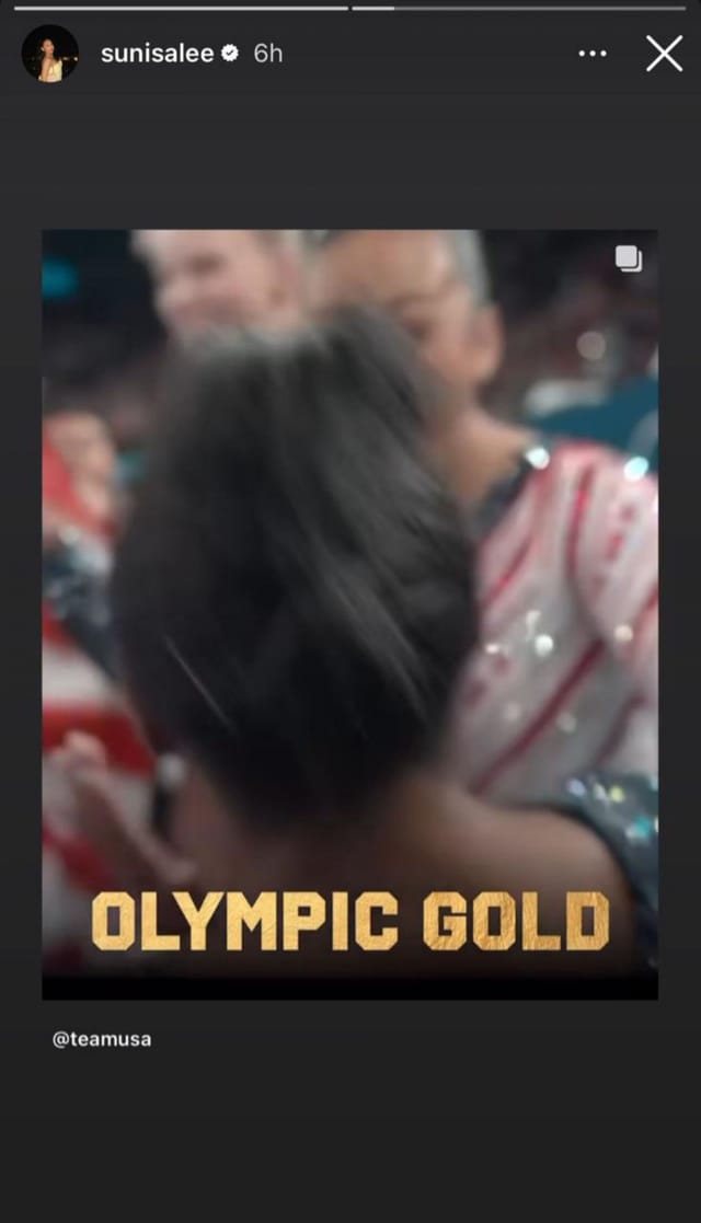 Suni Lee reminisces about her beam performance in the team finals at ...
