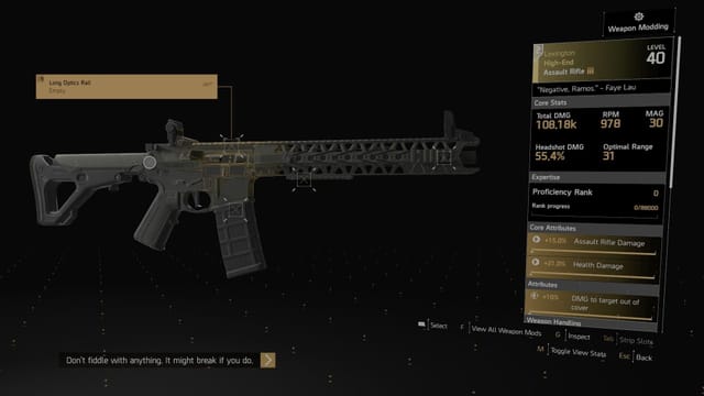 The Division 2 Lexington Assault Rifle guide: Attributes, how to get ...