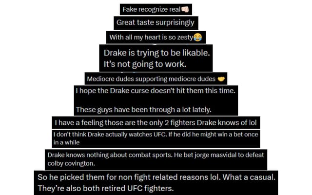 "What a casual" - Fans react as rapper Drake names Conor McGregor's ...