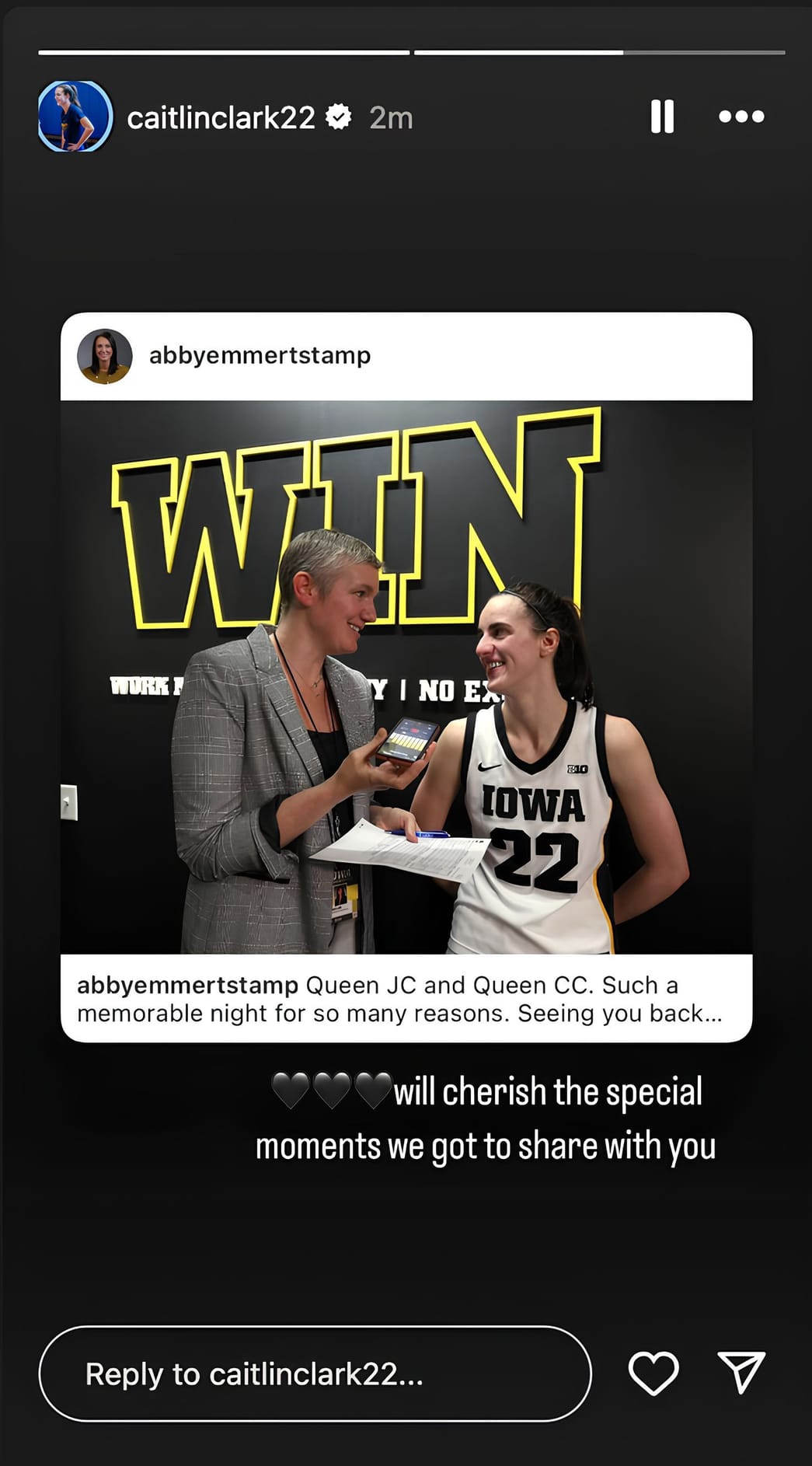 "She will be missed": Caitlin Clark and Kate Martin pay tribute to ex ...