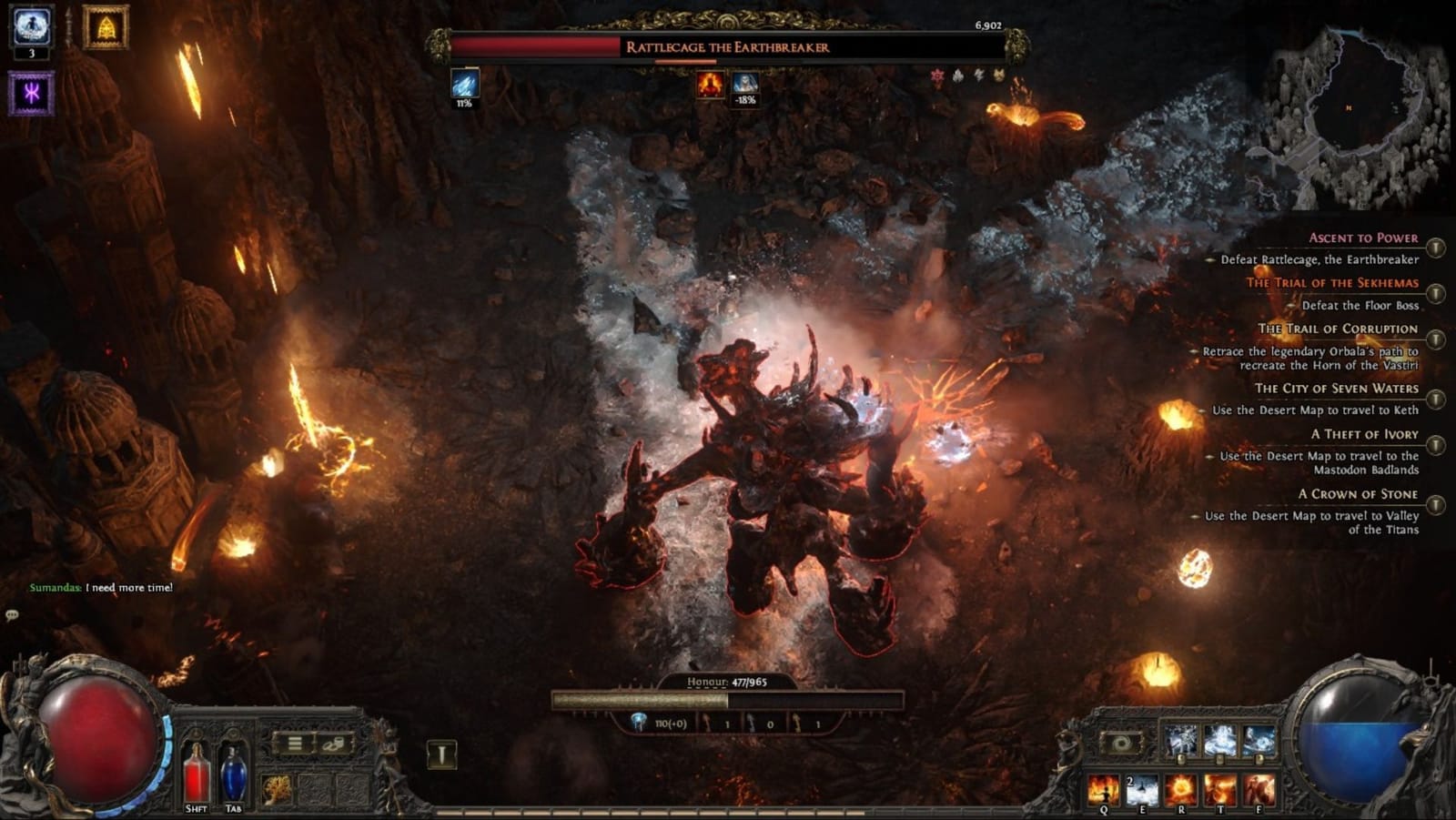 Path of Exile 2: Rattlecage the Earthbreaker boss guide