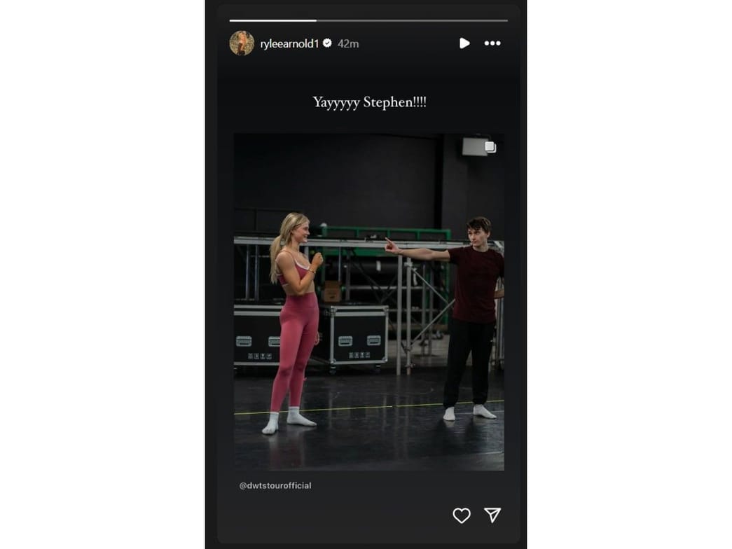 Stephen Nedoroscik's DWTS dance partner Rylee Arnold expresses ...