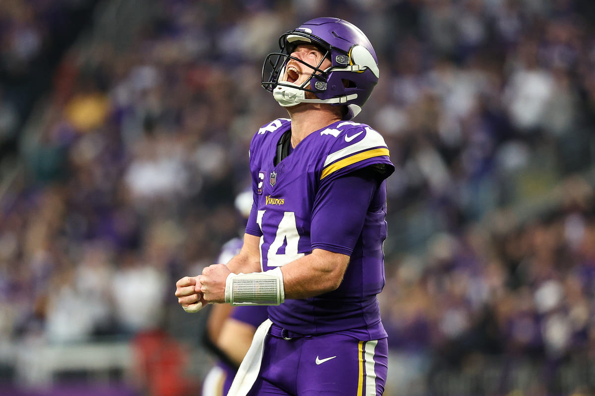 Time to put Sam Darnold in the MVP conversation - Vikings fans bat for ...