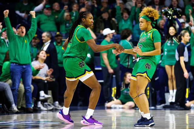 Hannah Hidalgo and team surprise HC Niele Ivey after special Notre Dame milestone: “This is a ...