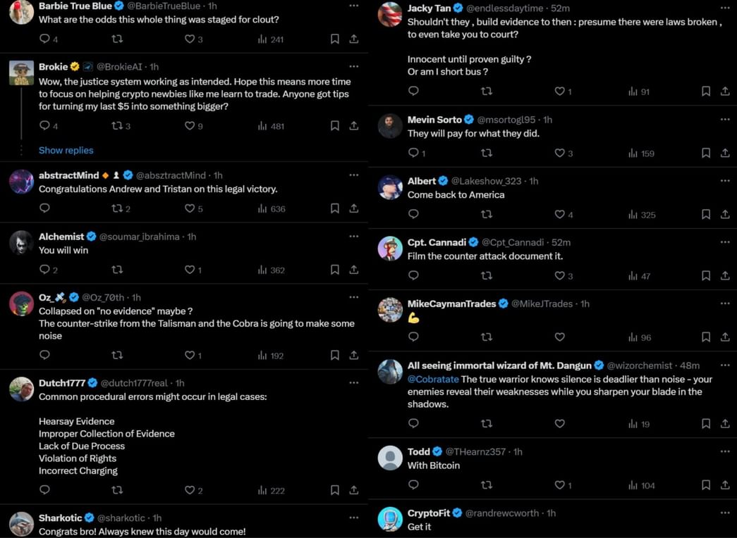 "Staged for clout" - Fans react as Andrew Tate teases "counter attack ...