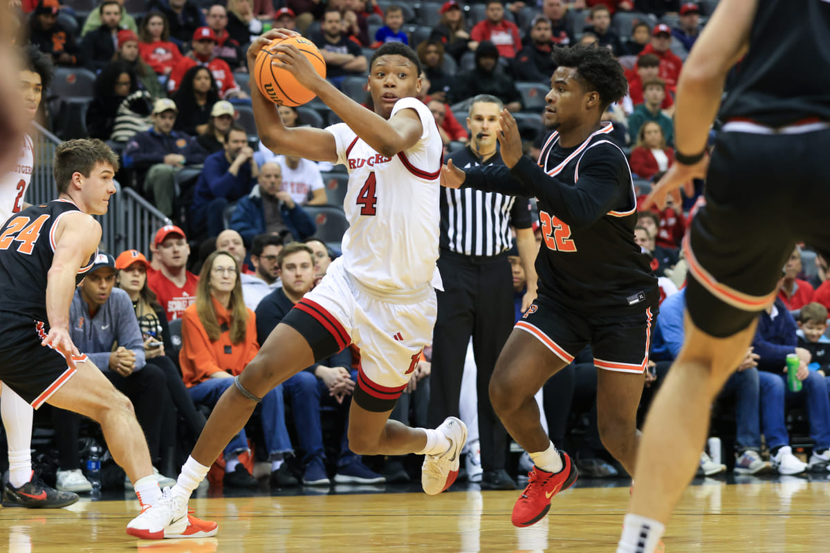 Rutgers’ Ace Bailey poses with GF Mariyah in matching outfits for Christmas