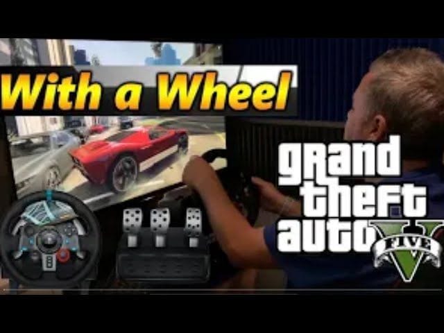 How to use the steering wheel on GTA 5's PS5 version