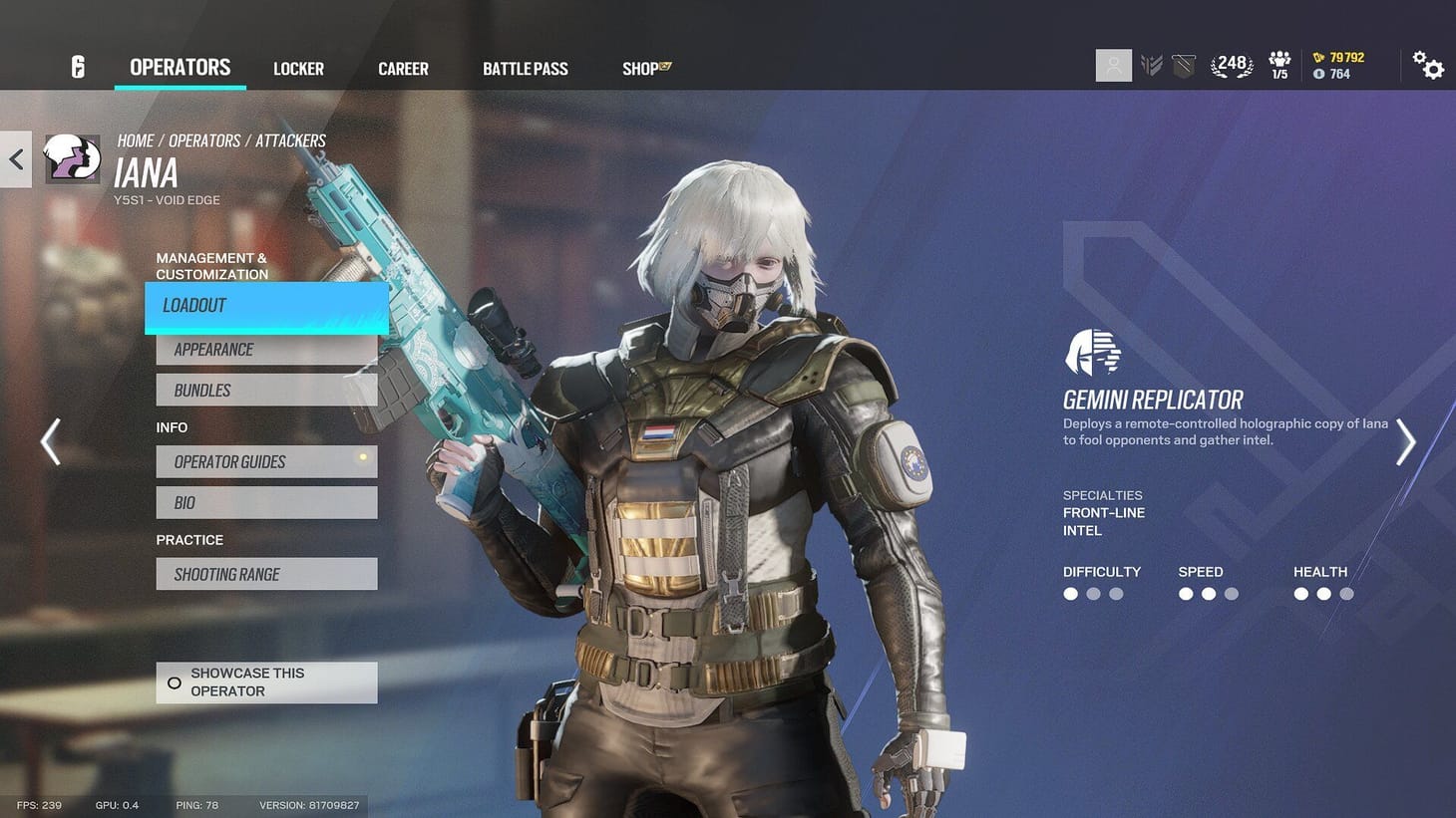 Best Iana loadout in Rainbow Six Siege