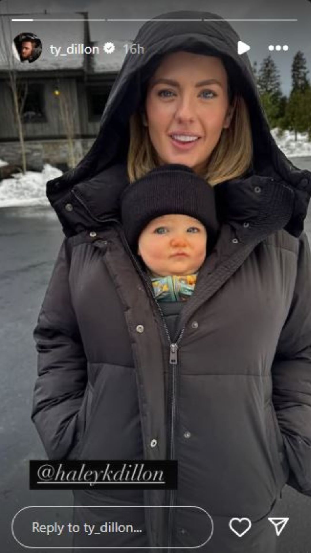 Kaulig Racing’s Ty Dillon shares an adorable picture of wife Haley with ...