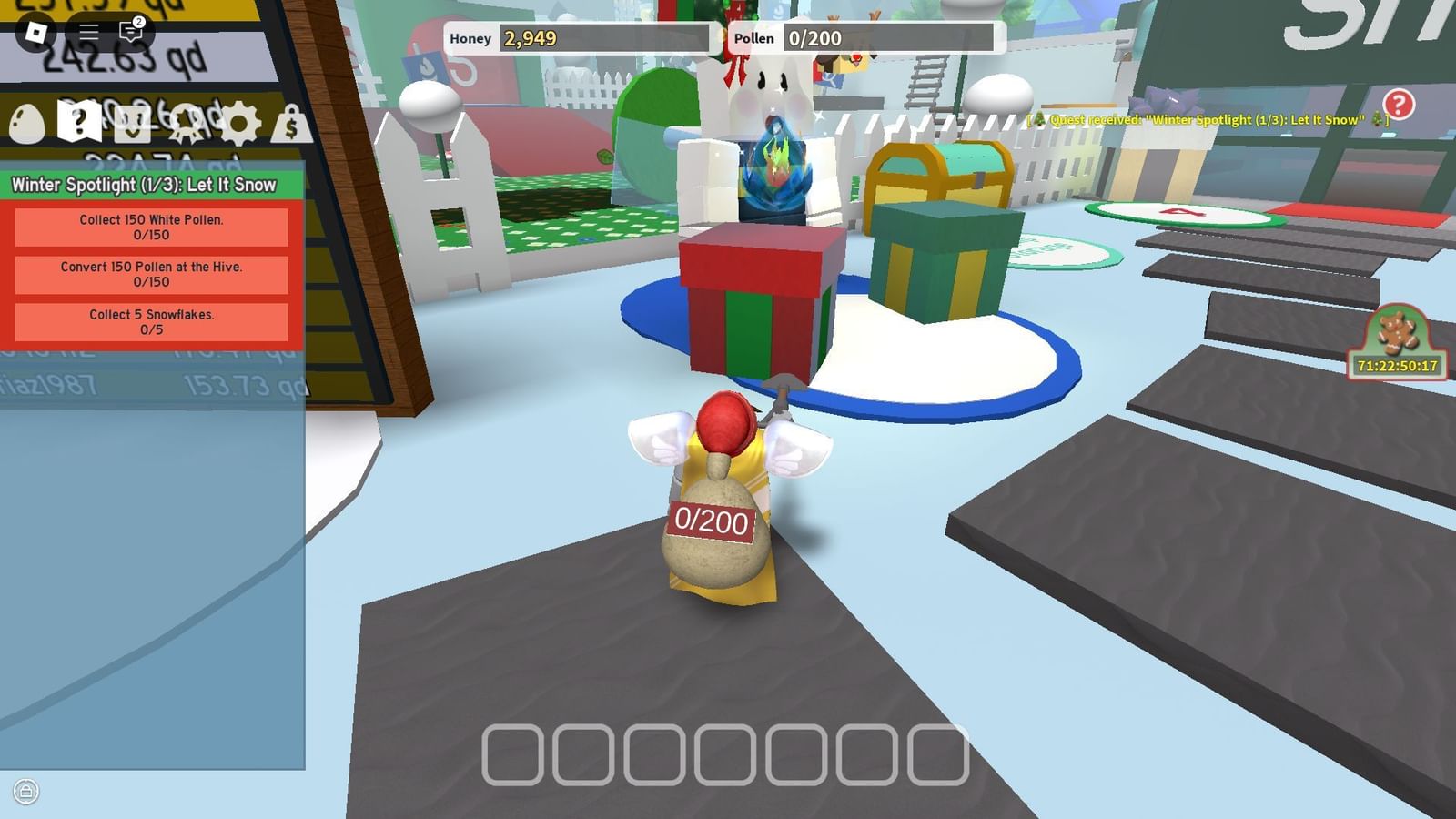 Roblox Winter Spotlight: Bee Swarm Simulator guide