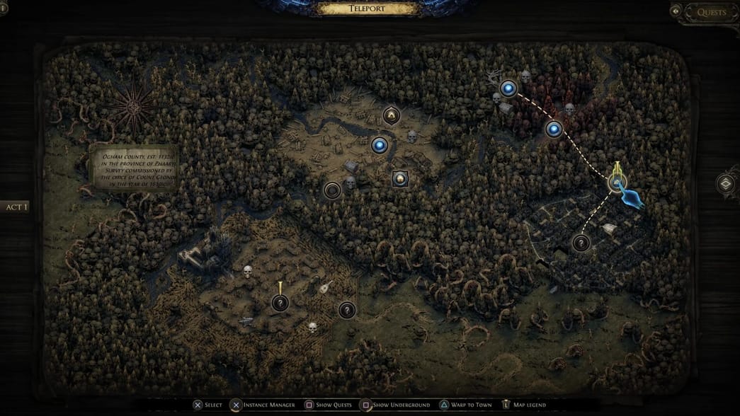 How to fast travel in Path of Exile 2