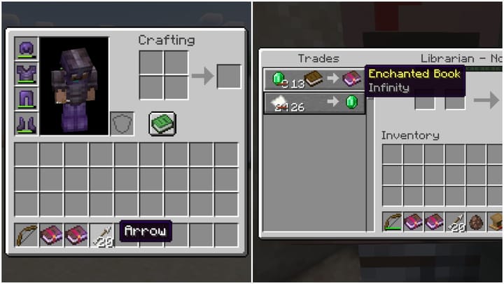Mending vs infinity in Minecraft: Which enchantment should you use on your bow?