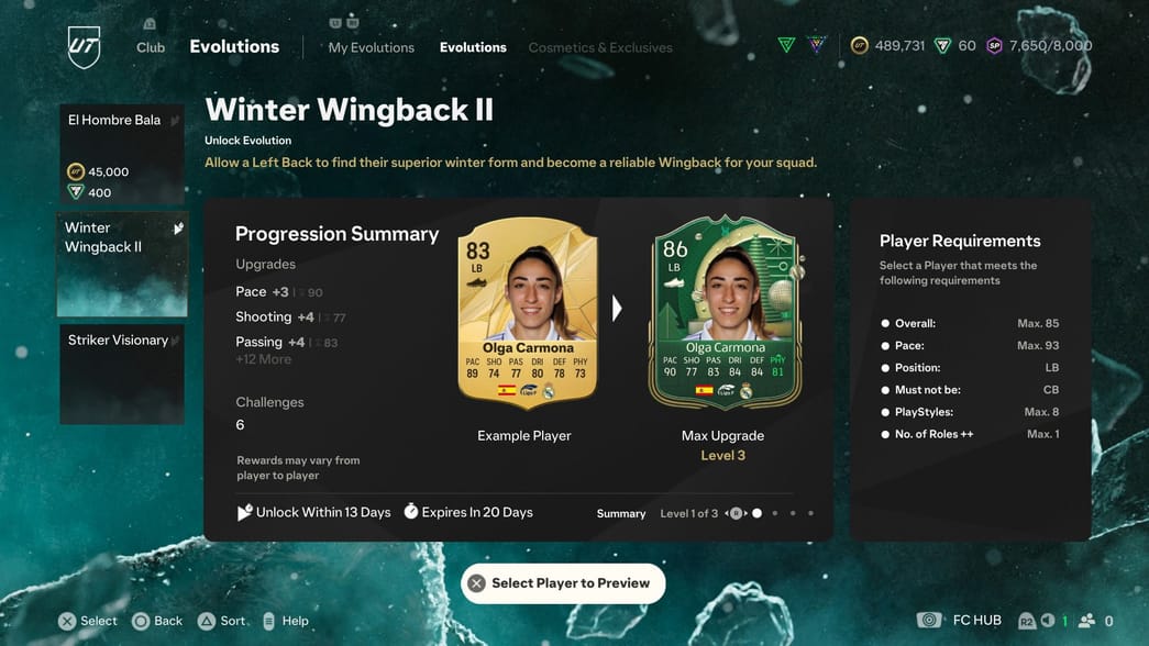 EA FC 25 Winter Wingback 2 Evolution: Best players to use, all upgrades ...