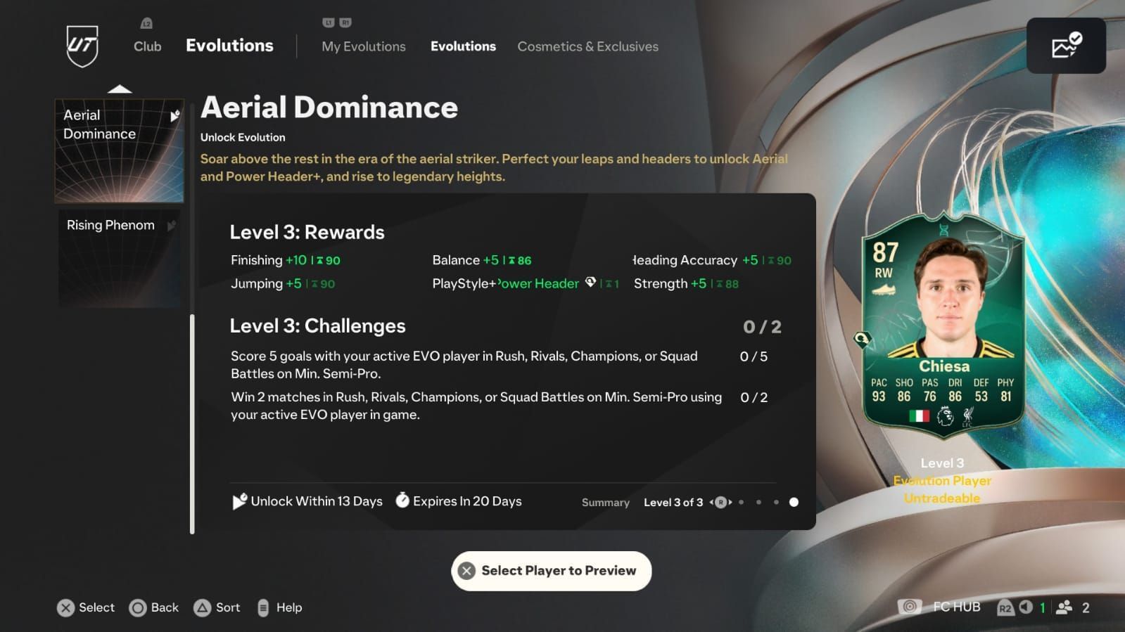 EA FC 25 Aerial Dominance Evolution guide: Best players to use, all upgrades, requirements, and more