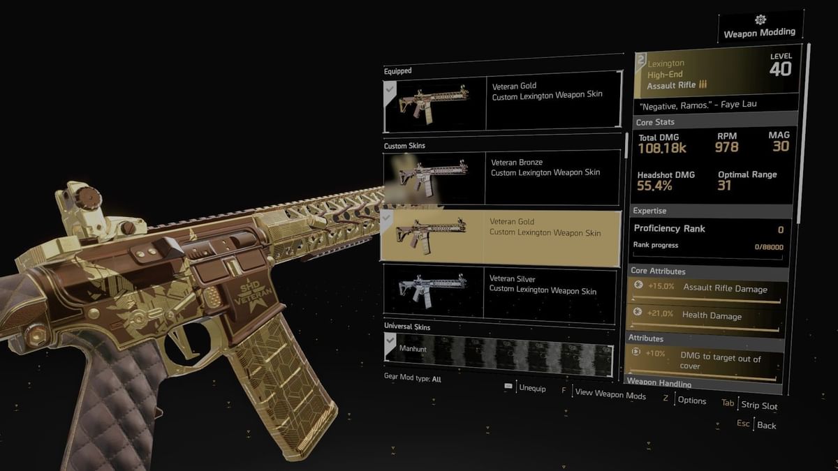 The Division 2 Lexington Assault Rifle guide: Attributes, how to get ...