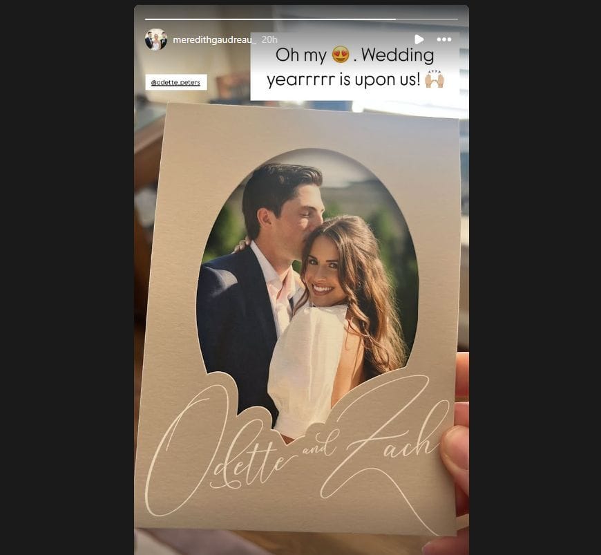 Zach Werenski's fiancee Odette Peters receives a "mean" present from ...