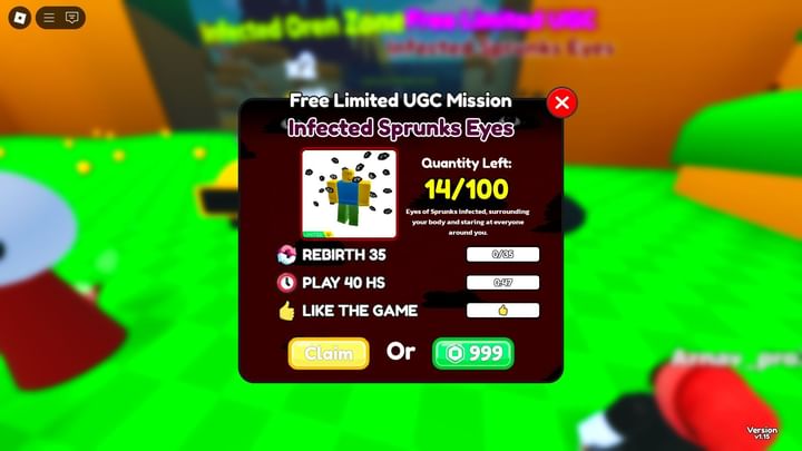 How to claim Infected Sprunks Eyes in Sprunki Simulator (Free Limited ...