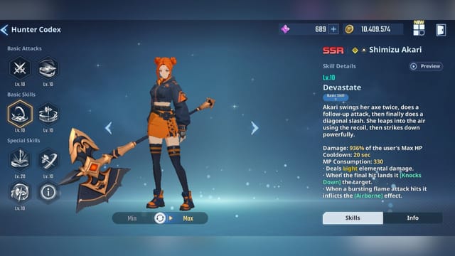 Solo Leveling Arise Shimizu Akari build guide: Best artifacts, weapons ...