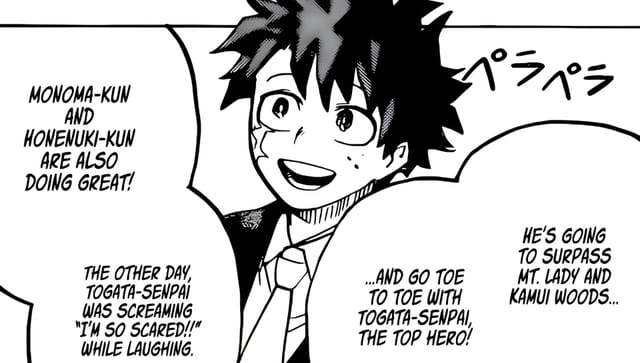 Deku was bound to become a teacher in My Hero Academia and the extra pages in volume 42 prove it