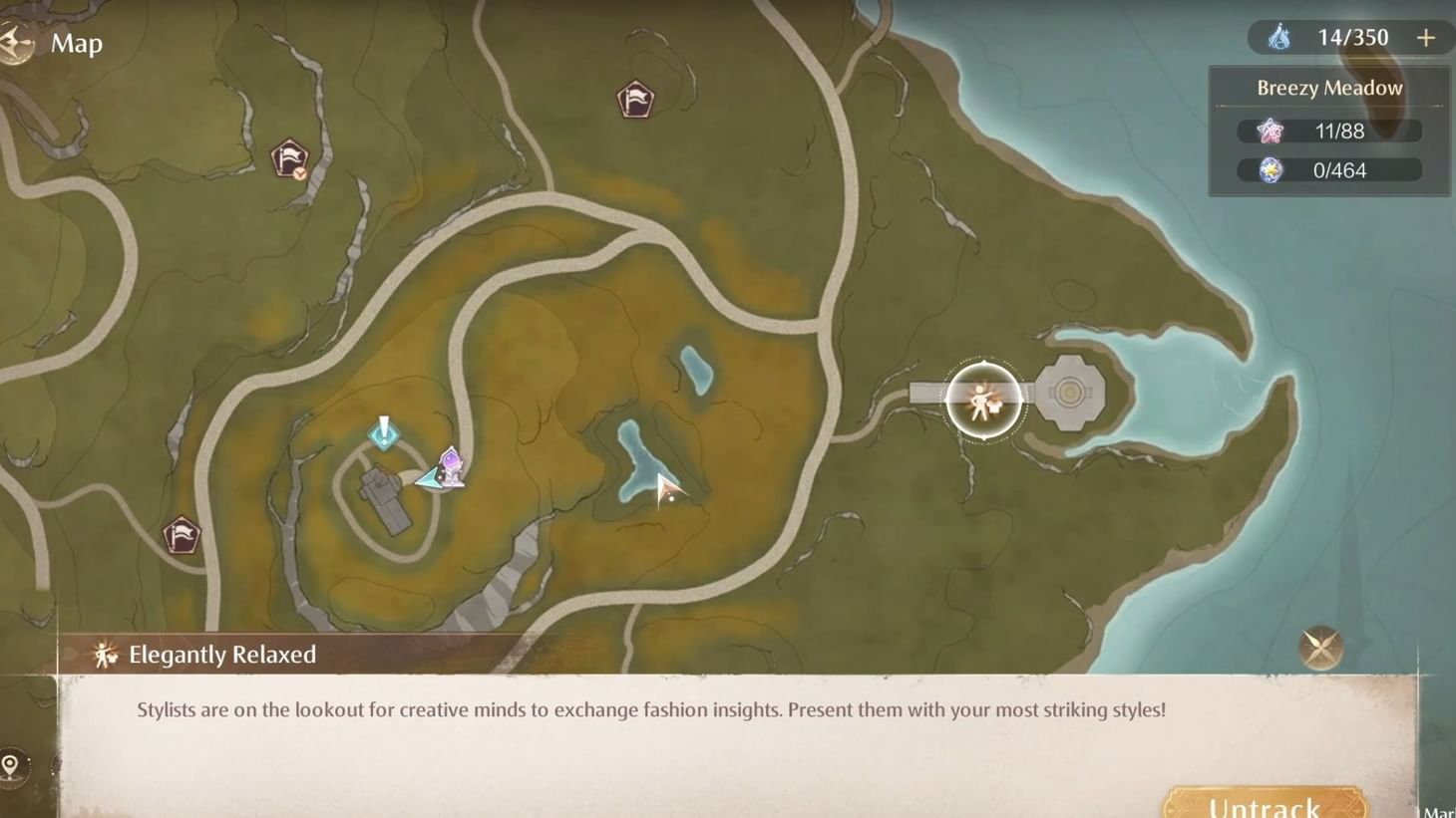 Infinity Nikki: Miraland Styling Challenge locations