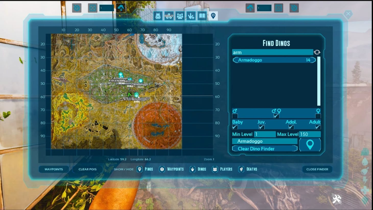 How to tame Armadoggo in ARK Survival Ascended Extinction