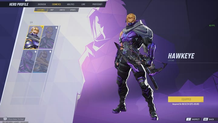 Hawkeye skin: All Marvel Rivals Hawkeye skins: Tier list and prices