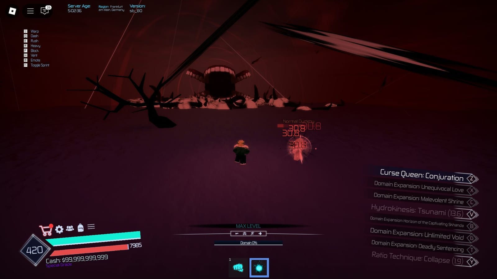 Jujutsu Infinite Sandbox guide