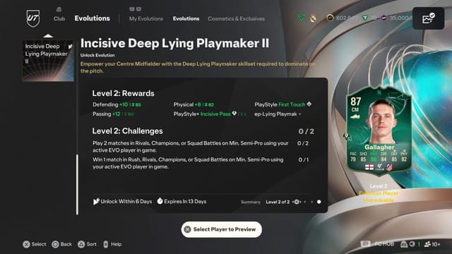 EA FC 25 Incisive Deep Lying Playmaker 2 Evolution guide: Best players ...