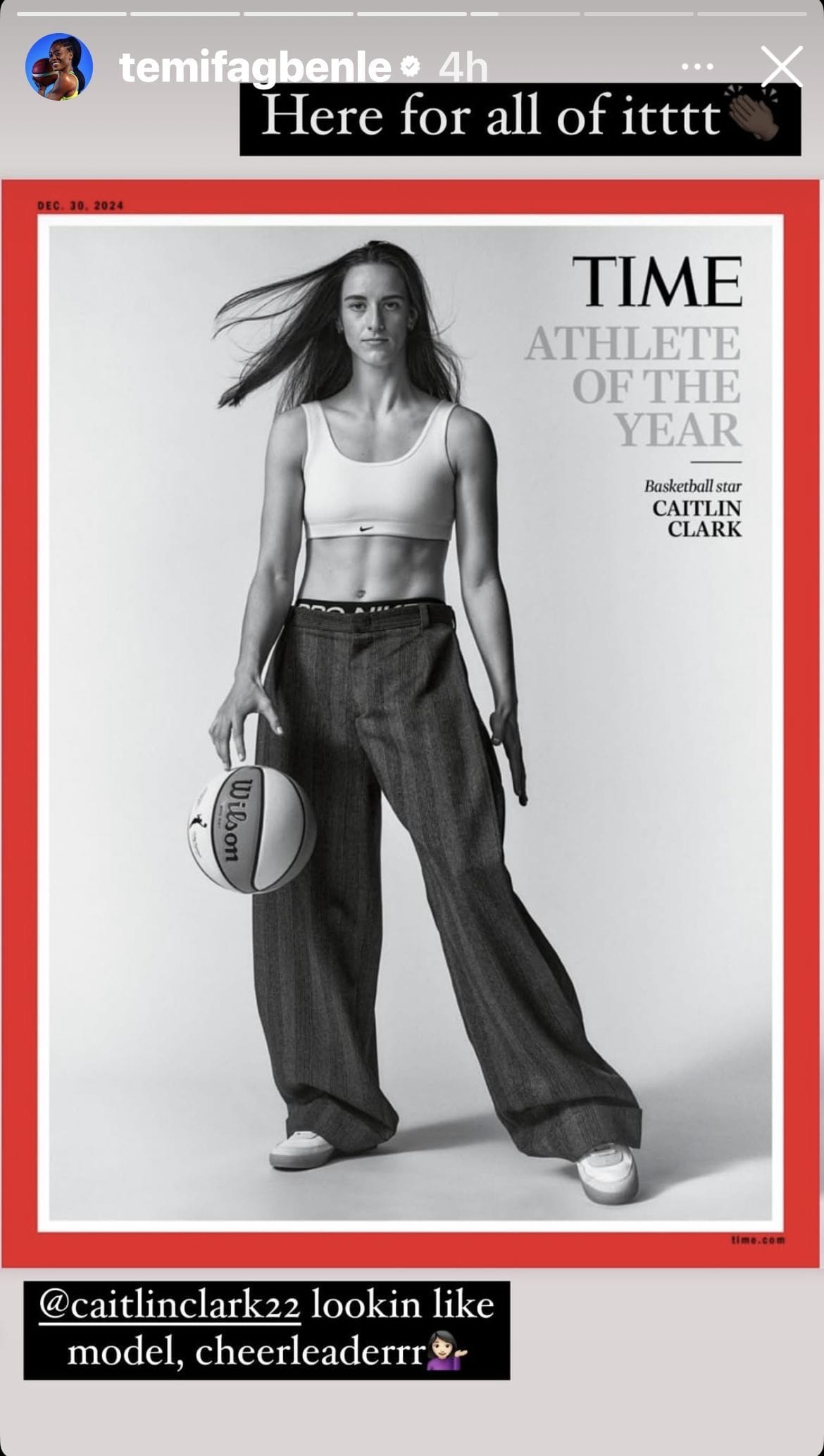 Caitlin Clark: "Model of the year?": WNBA stars react to Caitlin Clark ...