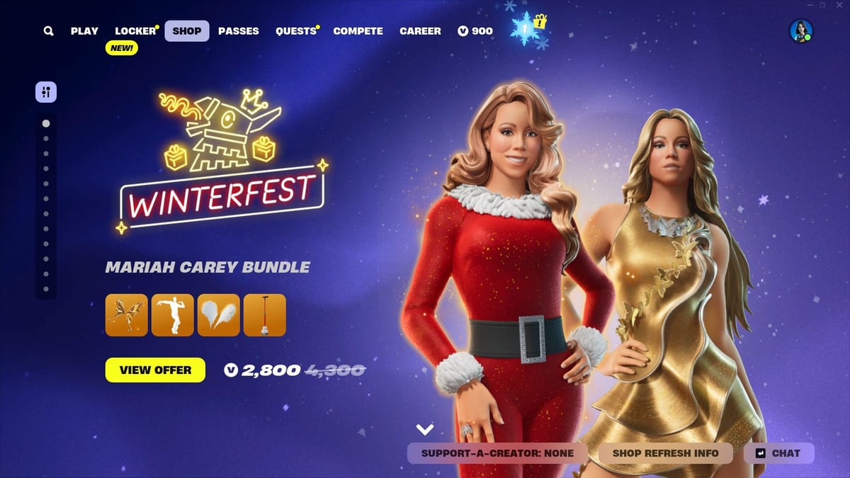 How to get the Mariah Carey skin in Fortnite
