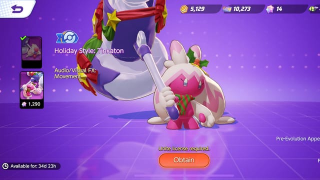 How to get Tinkaton in Pokemon Unite