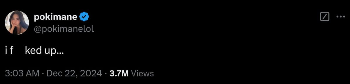 Pokimane leaves fans concerned following cryptic tweet