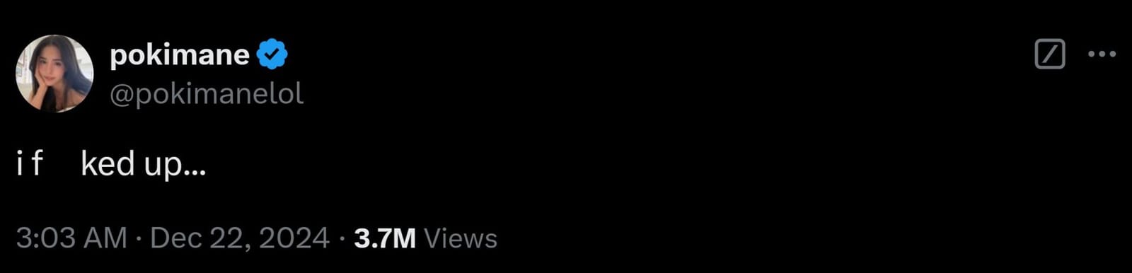 Pokimane leaves fans concerned following cryptic tweet