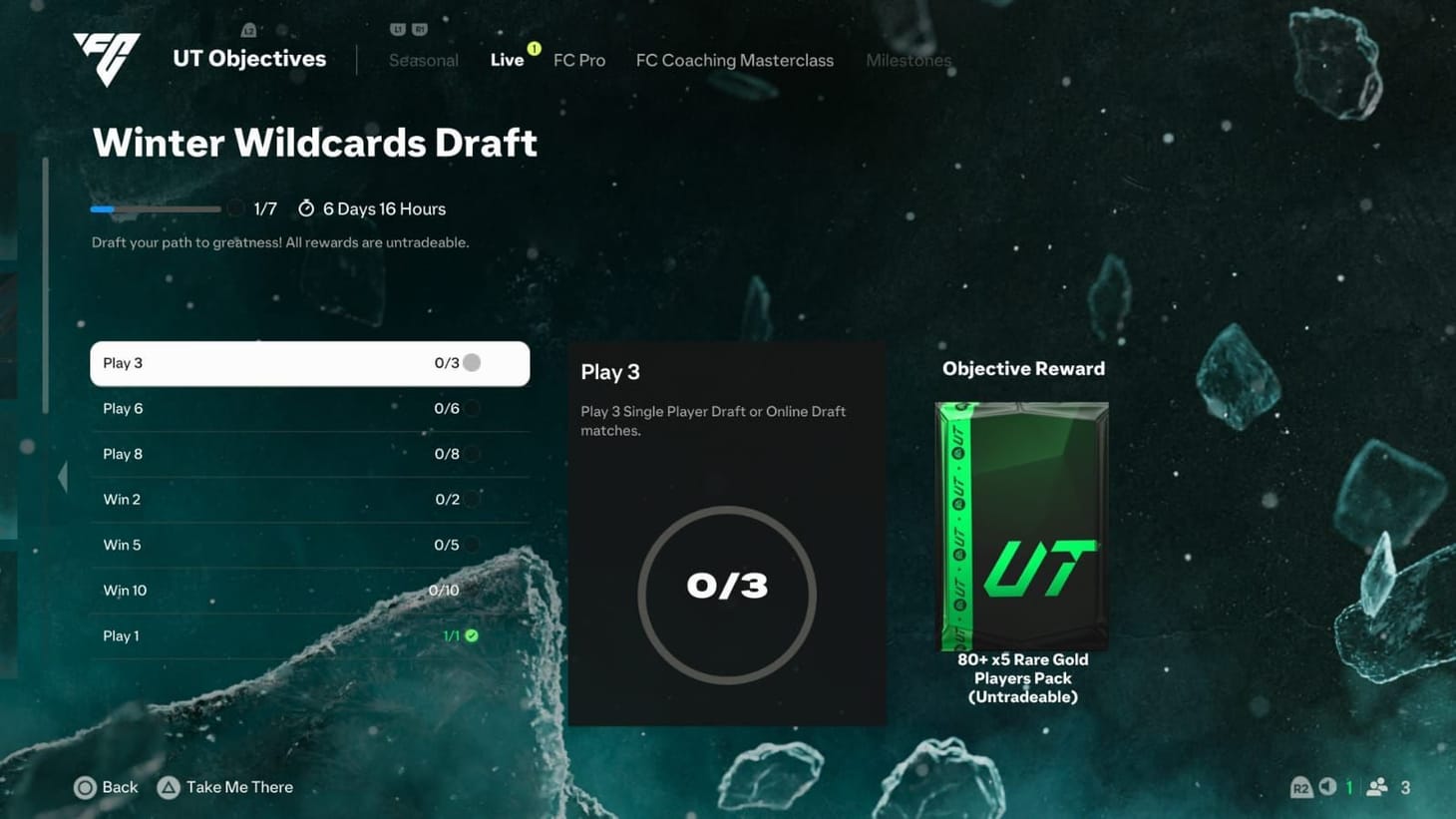 EA FC 25 Winter Wildcards Draft objective: All tasks and rewards