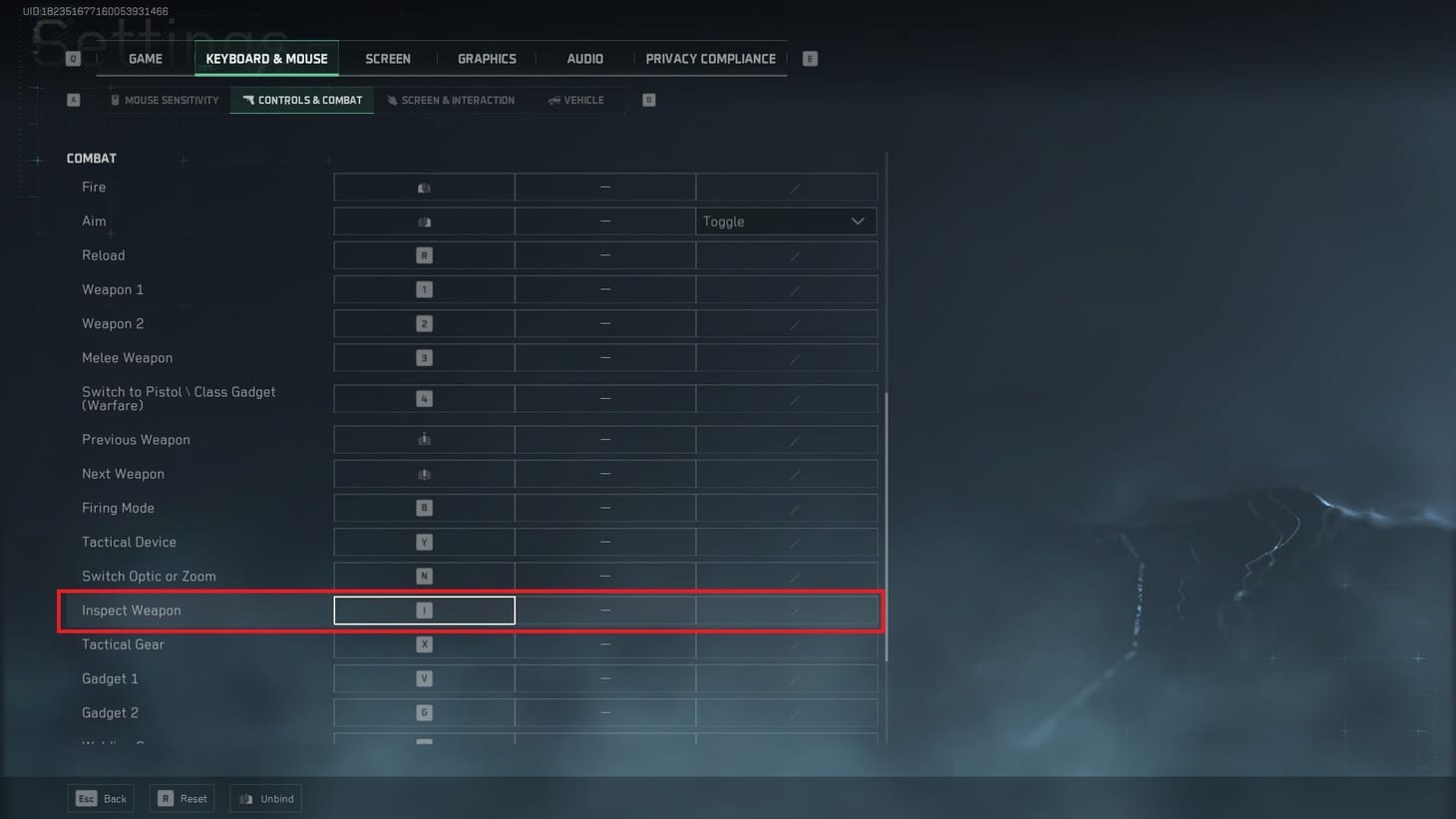 How to inspect weapons in Delta Force