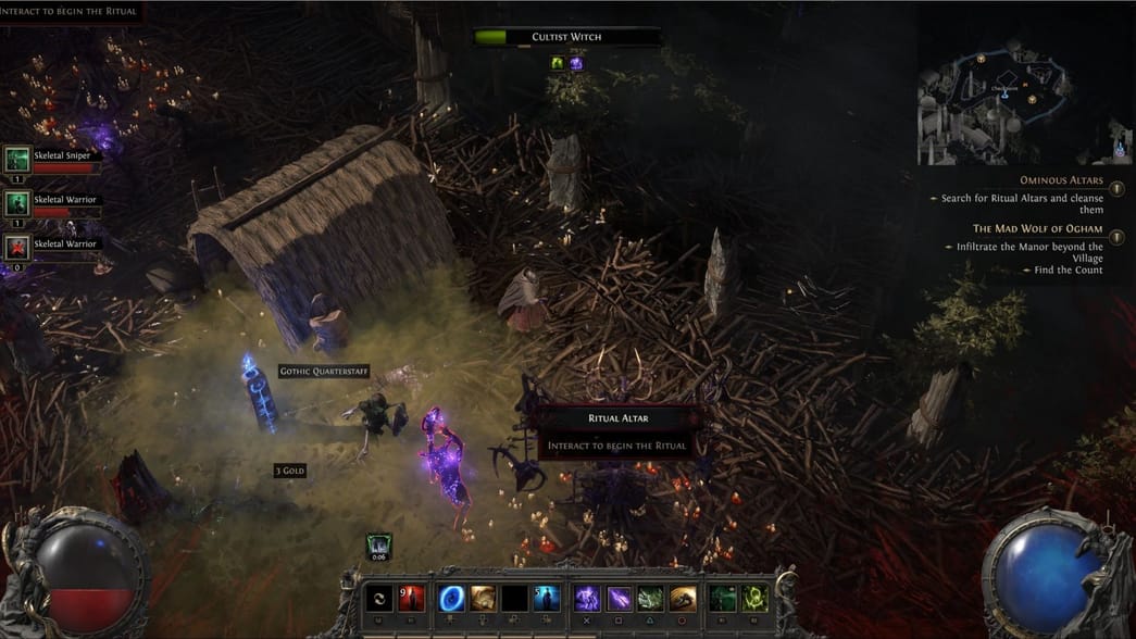 Path of Exile 2 Ominous Altars quest guide
