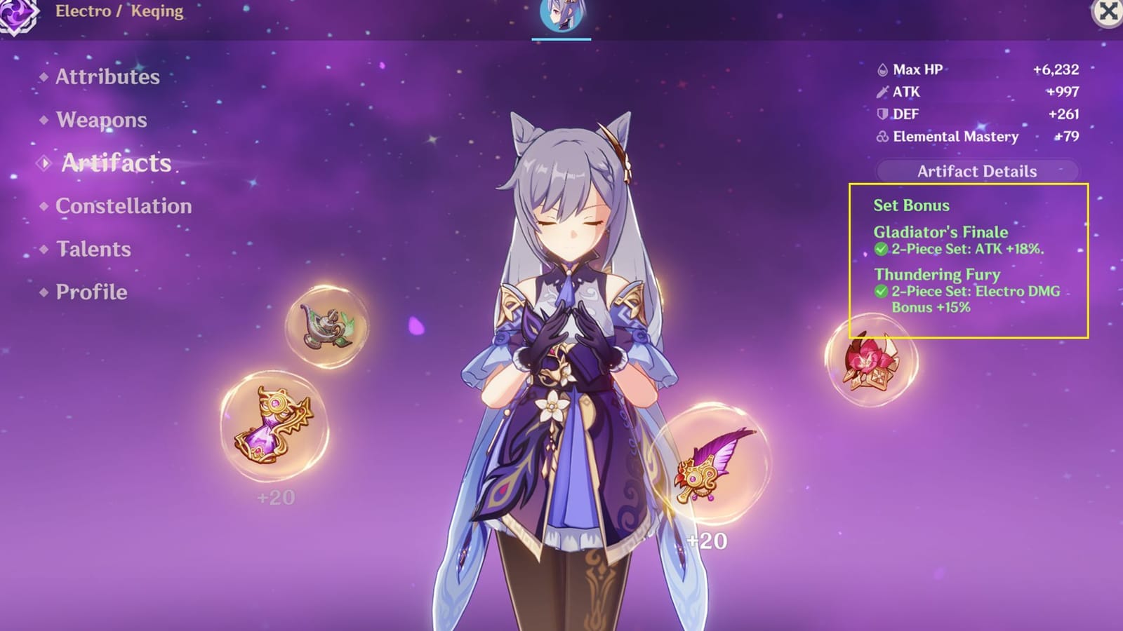 Genshin Impact: Keqing's Envisaged Echoes guide