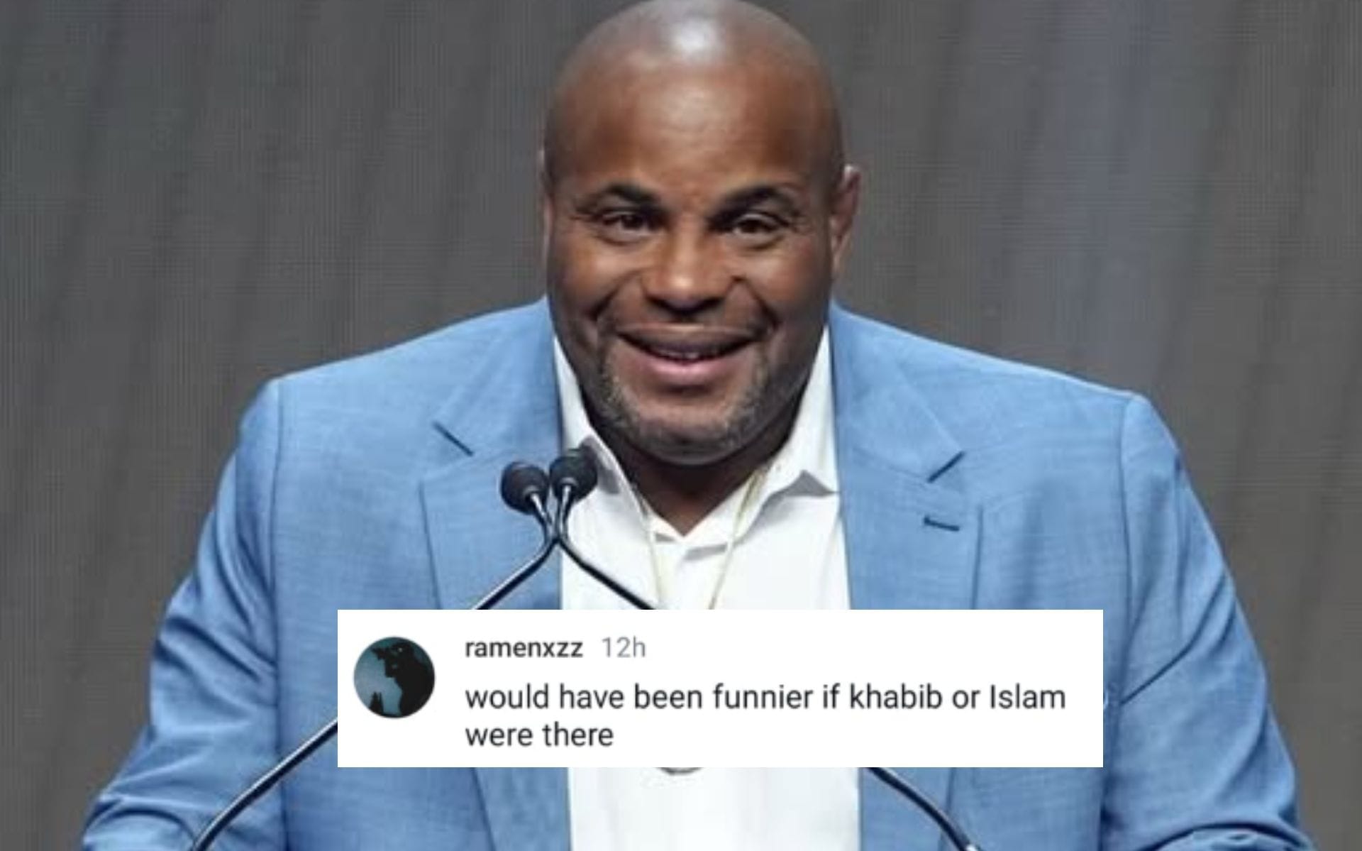 Daniel Cormier: Fans humorously exaggerate the impact of Daniel Cormier ...