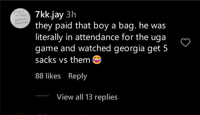 Justus Terry Texas Longhorns: "They paid that boy a bag. he was ...