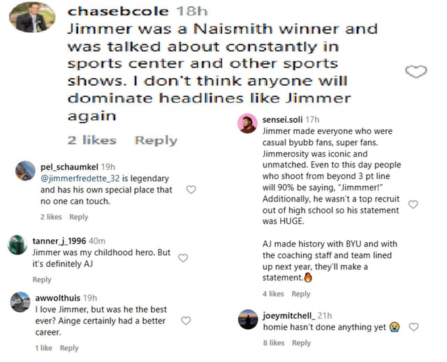 "I don't think anyone will dominate headlines like Jimmer again": BYU ...