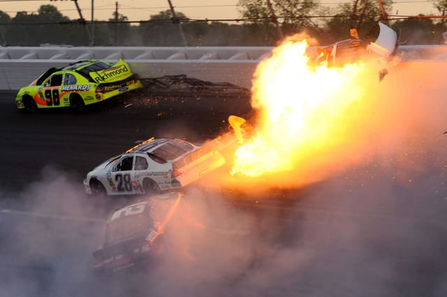 3 times NASCAR race cars caught on fire, ft. Ryan Newman