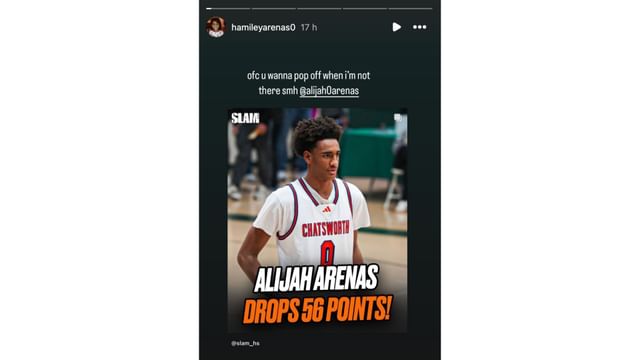 Gilbert Arenas’ son Alijah Arenas reacts to sister Hamiley’s impressive ...