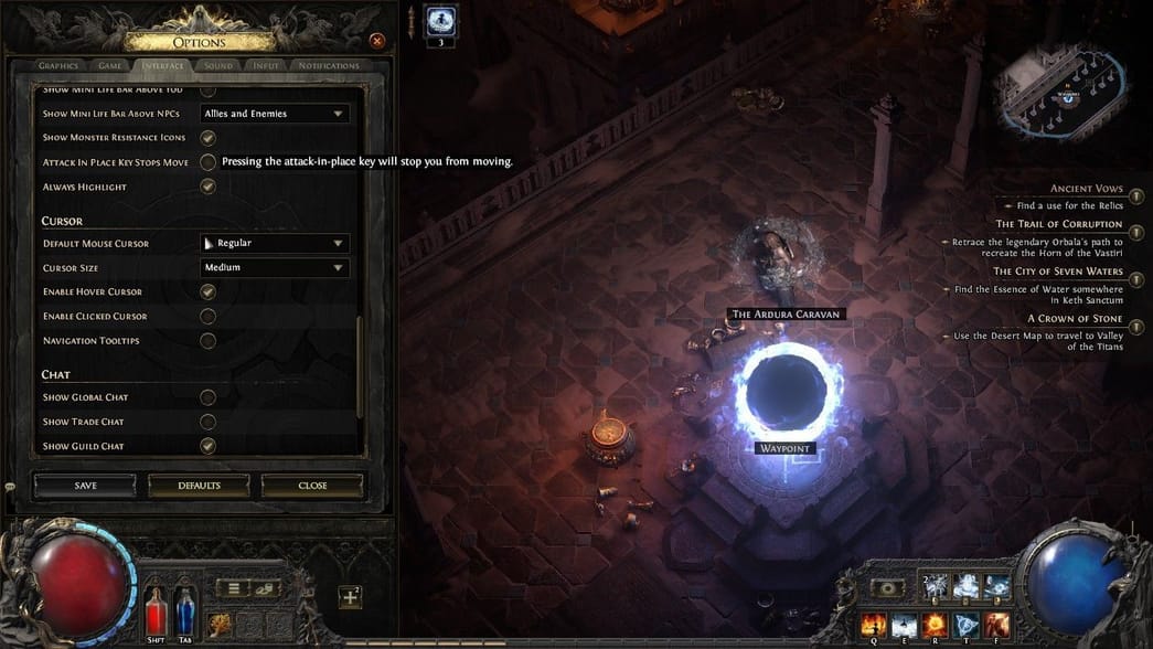 Attack in Place Path of Exile 2: How to activate Attack in Place for a ...