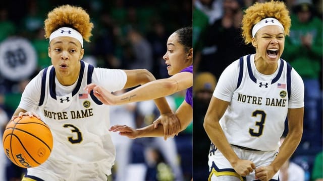 Hannah Hidalgo drops 2-word reaction after breaking impressive Notre Dame record