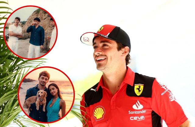 Pictures: Charles Leclerc enjoys the winter break with partner ...