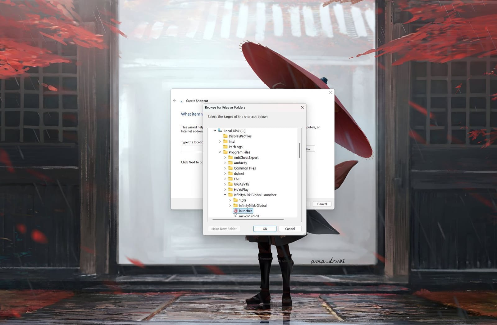 Infinity Nikki Desktop Icon missing error: How to fix and launcher location