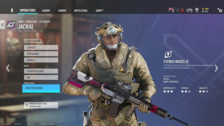 Best Jackal loadout in Rainbow Six Siege