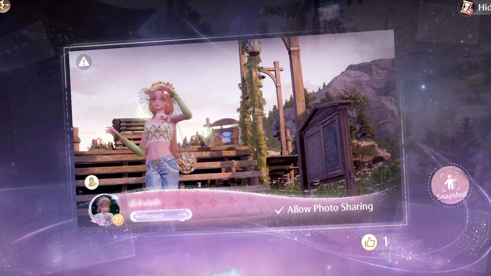 How to use the Snapshot hourglass in Infinity Nikki